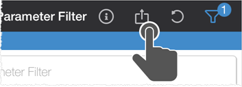 How do I share a screenshot of a dashboard or report on iOS?