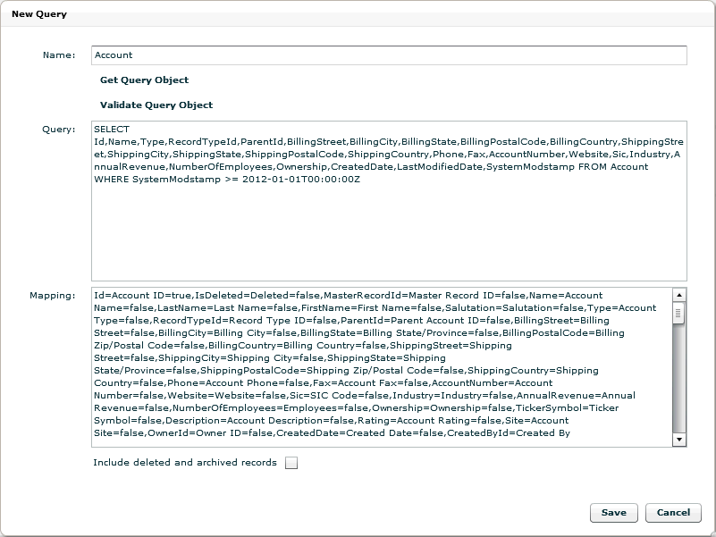 Adding a Source Based on a Salesforce Query