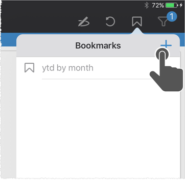 How do I set a bookmark on iOS?