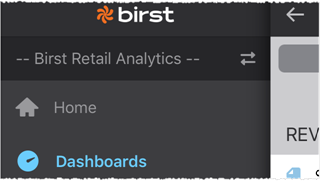 How do I set a dashboard to be my Home dashboard on iOS?
